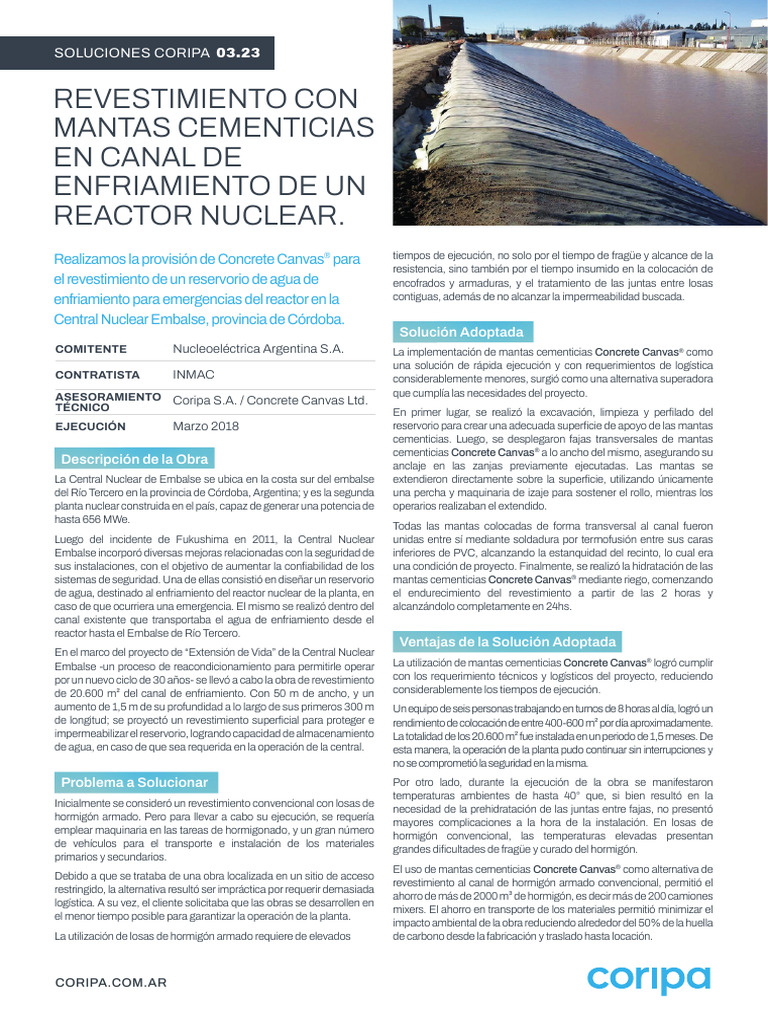 Sol Cpa 3-23 NASA - CanalReactorNuclear | PDF | Hormigón | Reservorio