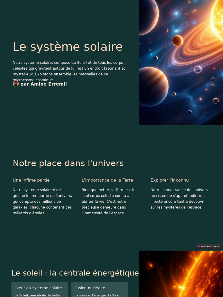 Le-systeme-solaire | PDF | Planètes | Satellite naturel