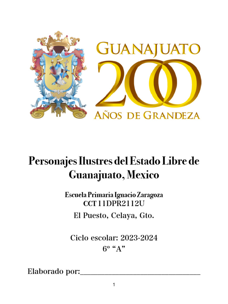 Album 200 Años de Guanajuato | PDF