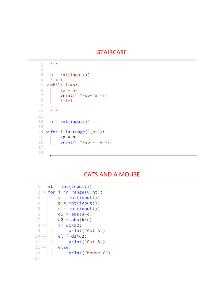 Hacker Rank Solutions Python | PDF