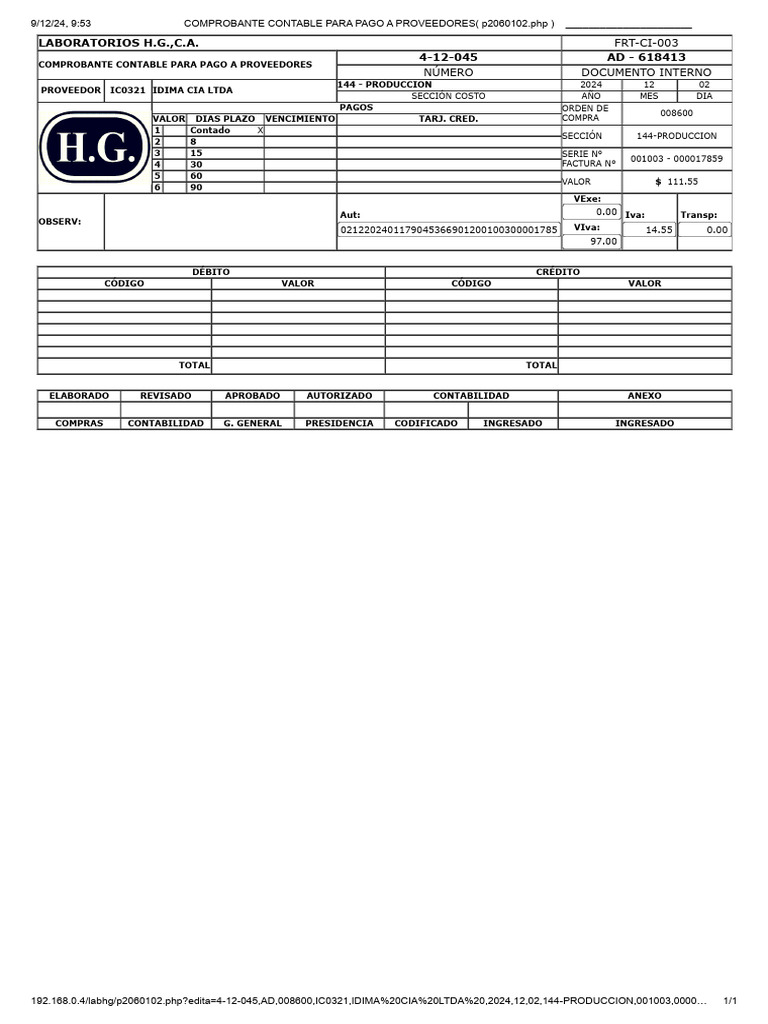 Contable Idima | PDF | Contabilidad | Industrias de servicio