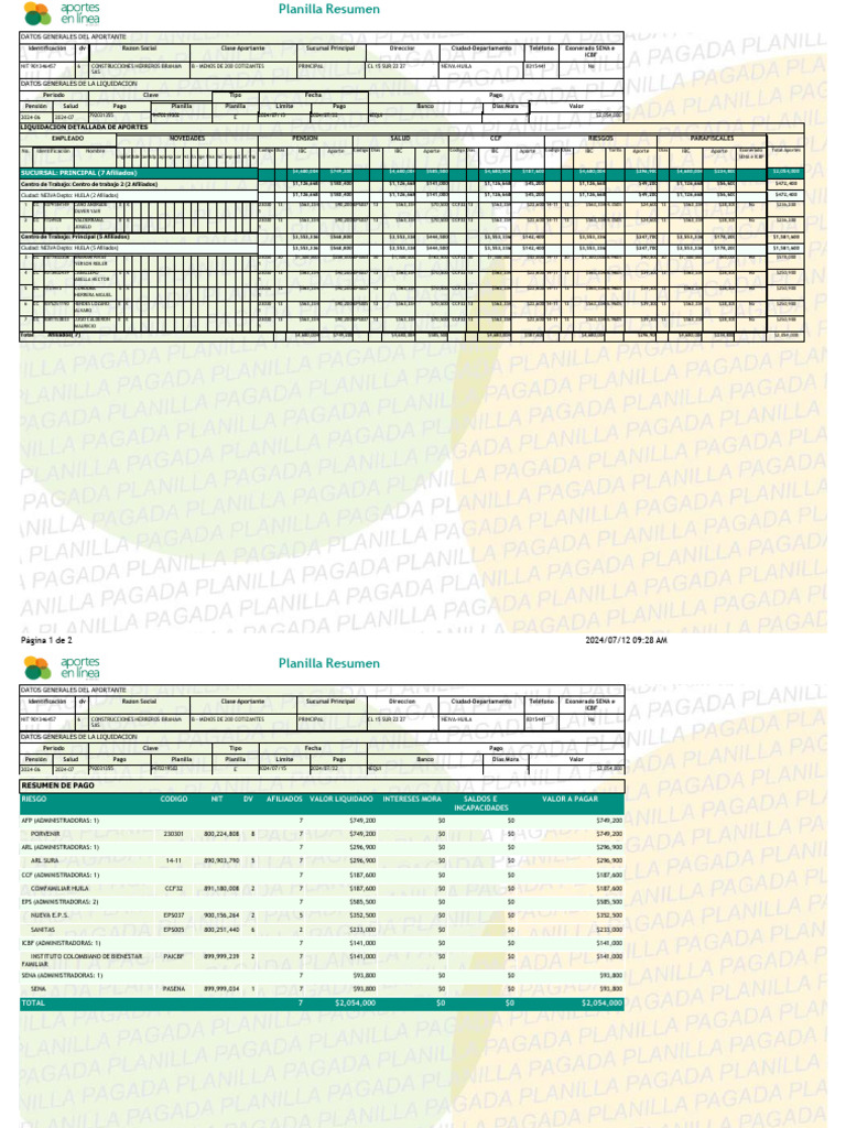 Mafars 191 | PDF | Servicios financieros | Pensión