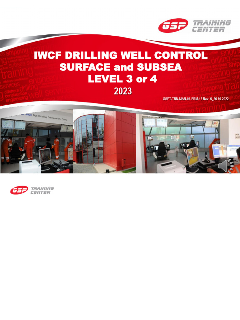 IWCF Well Control Training Overview | PDF