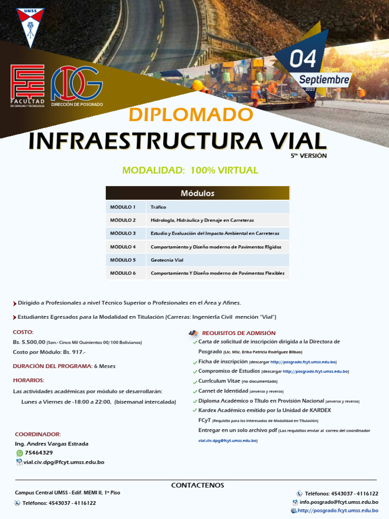 Dip Infravial 5v | PDF | Ingeniería | Ingeniero civil