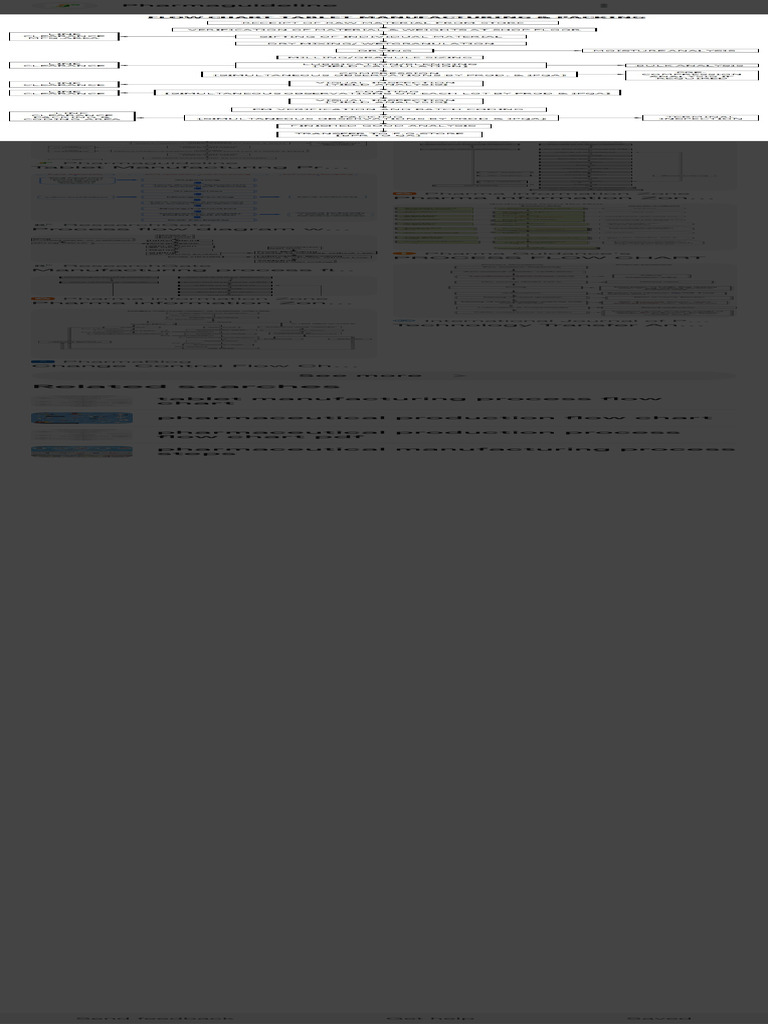 Pharmaceutical Manufacturing Process Flow Chart - Google Search | PDF ...