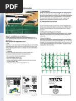 Safety Net Installation Specifications | PDF | Rope | Knot