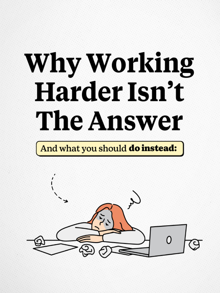 Boost Productivity with Smart Work Habits | PDF