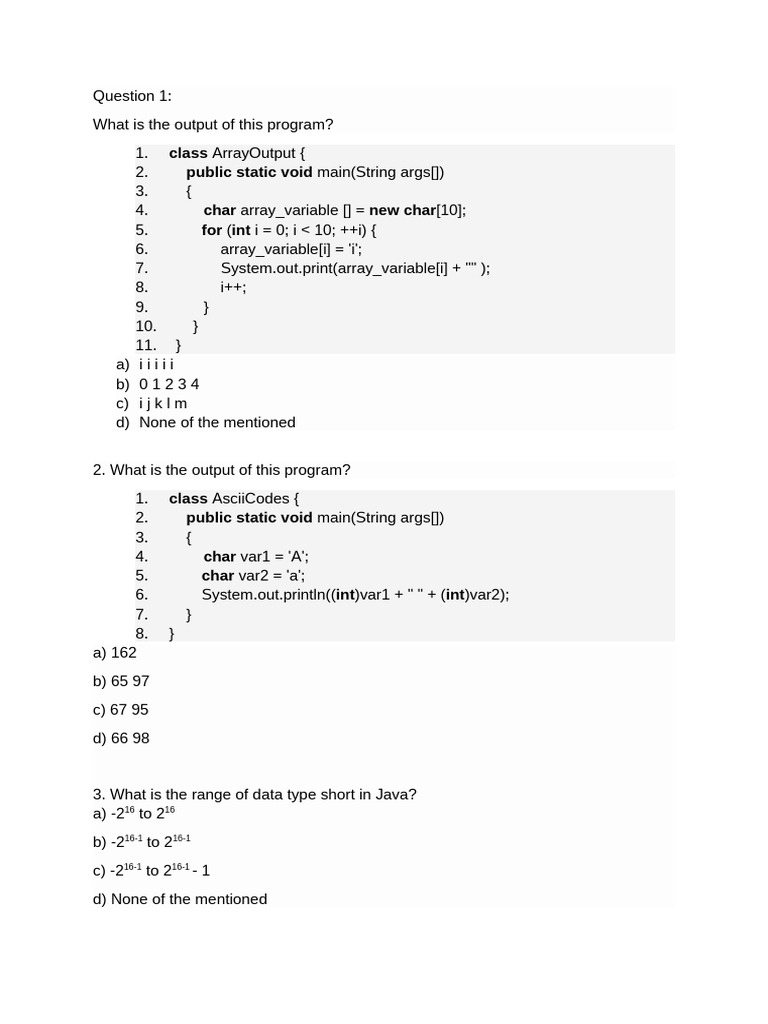 MCQ_SET_1_question_4a3b81b5-604b-4197-a794-4f174053c353_82860_ | PDF | Constructor (Object ...