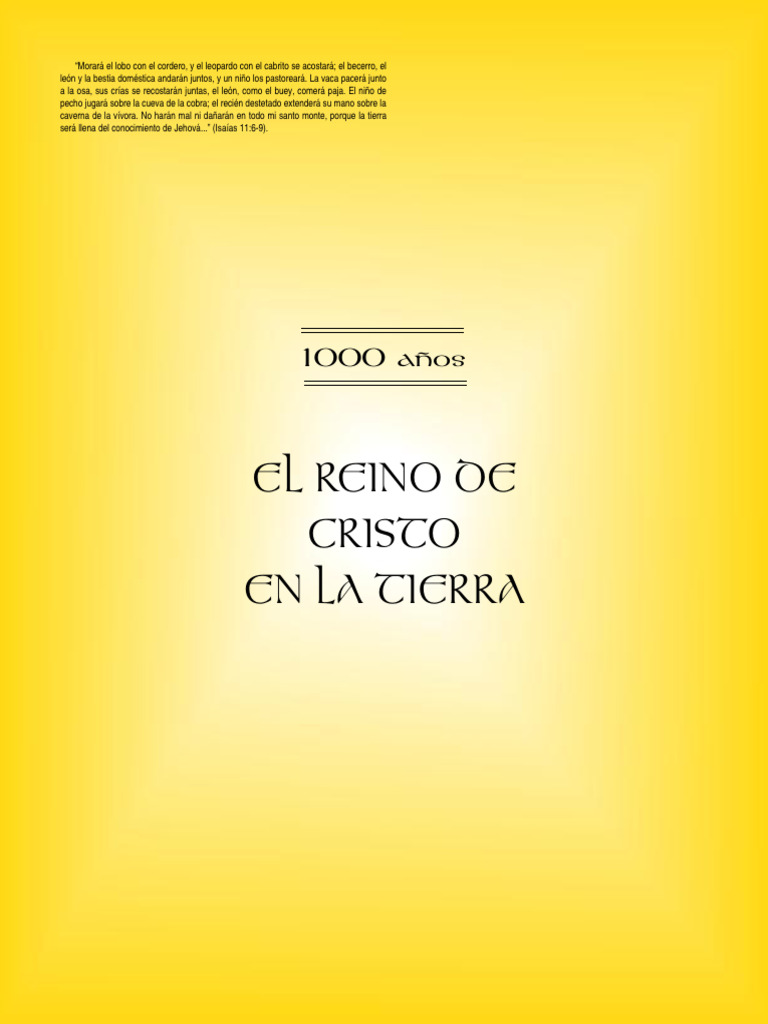 Reino De Cristo Pdf Cristo Título Jesús