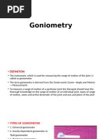 Wrist Goniometry | PDF