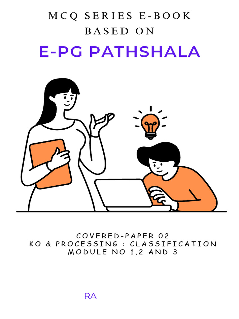 Free Ebook MCQ Series Based On e PG Pathshala P02-M1,2,3 | PDF ...