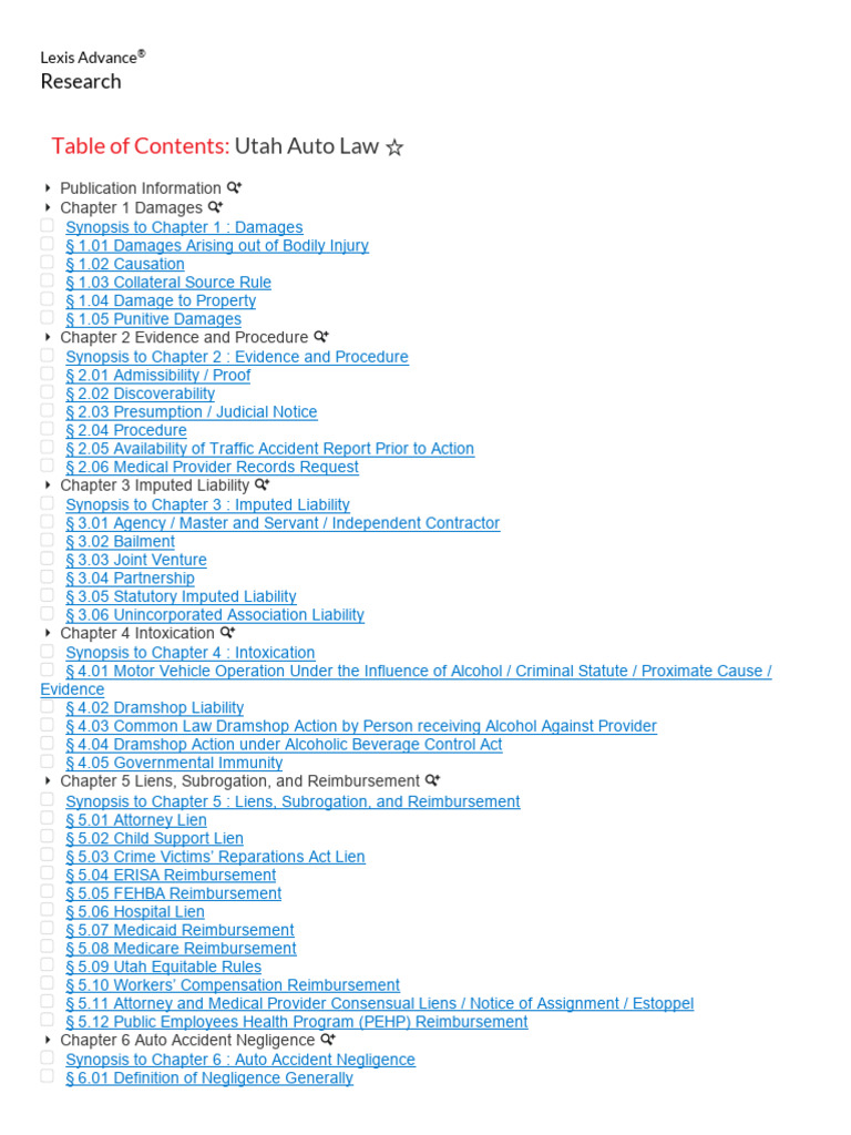 Utah Auto Law - Randall Bunnell | PDF | Product Liability | Damages