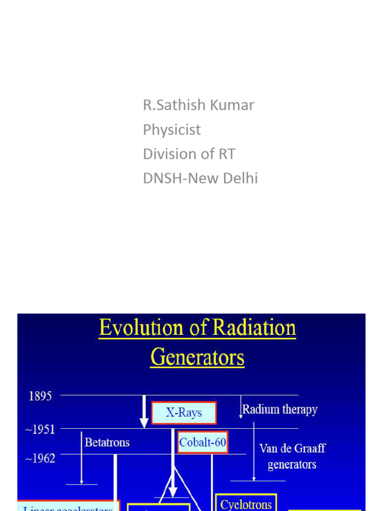 Clinical Radiation Generators | PDF | Particle Accelerator | Electron