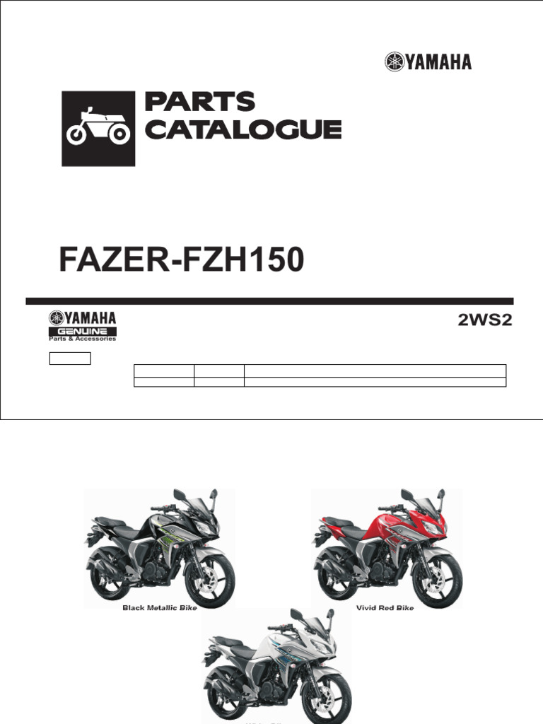 Fazer parts | PDF | Clutch | Screw