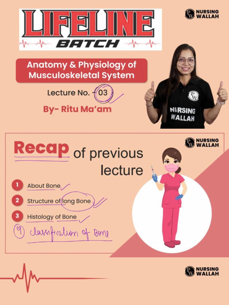 Skeletal System 03 - Classnotes - Lifeline Batch For BSC 1st Year ...