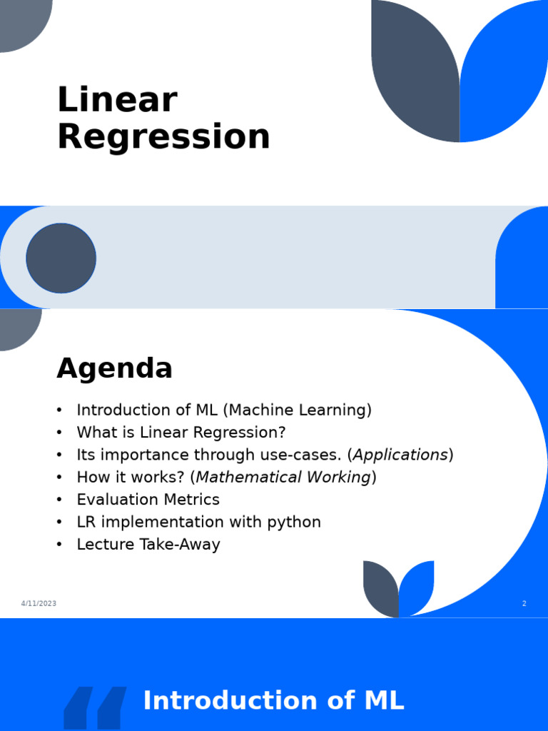 Ai Slides Regression | PDF | Linear Regression | Regression Analysis
