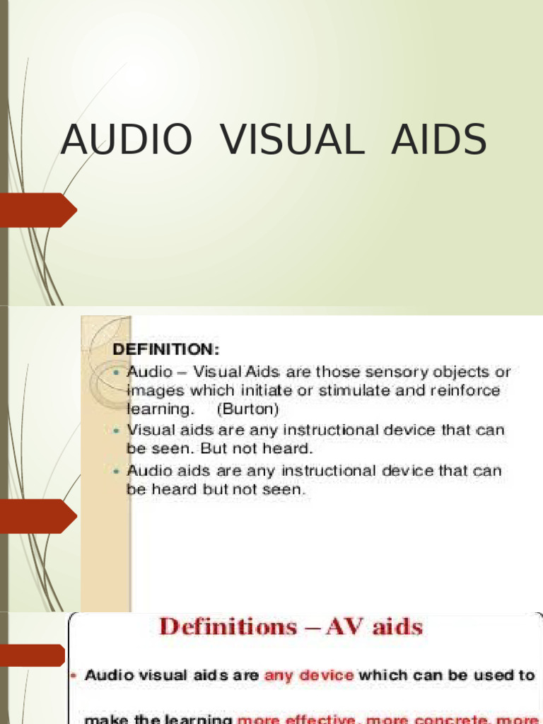 Av Aids | PDF