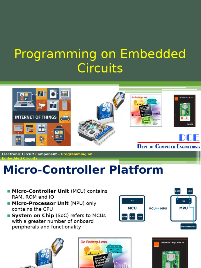 ElectronicsComponent_Lecture10_BK182 | PDF | Embedded System | Computing