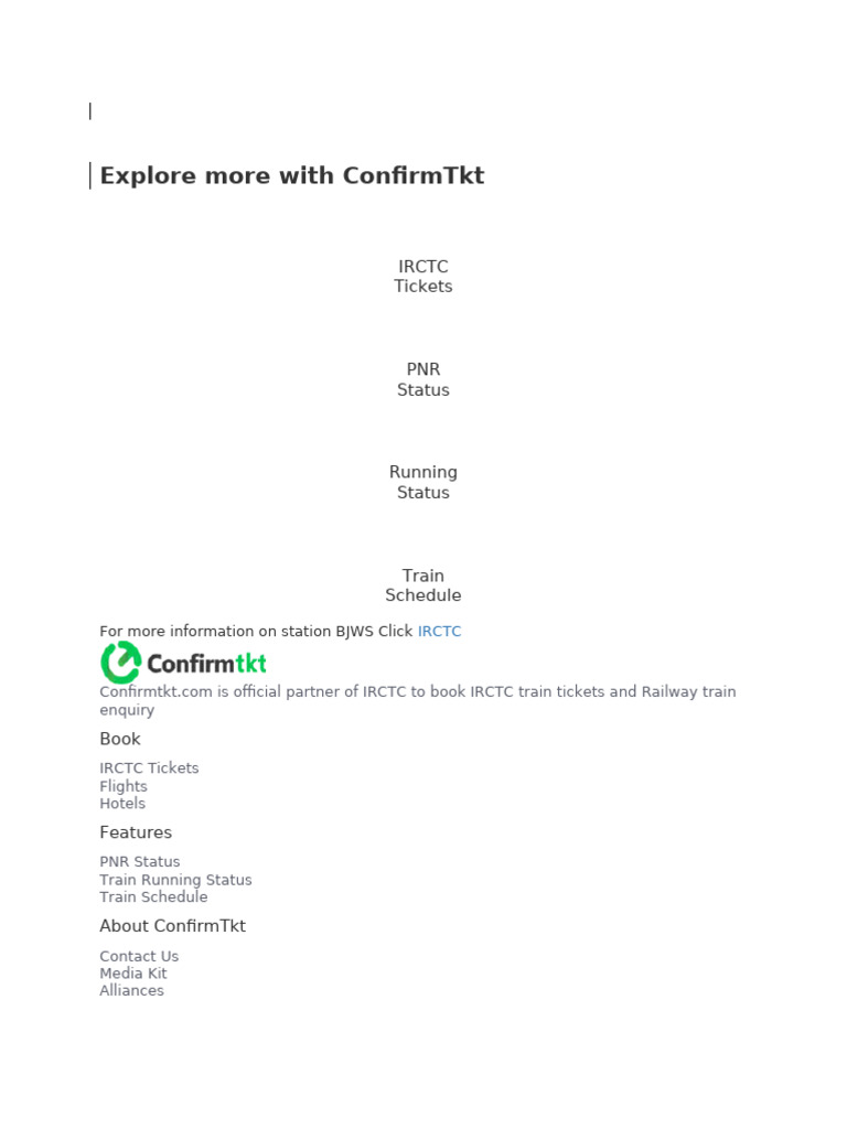 Explore More With ConfirmTkt | PDF