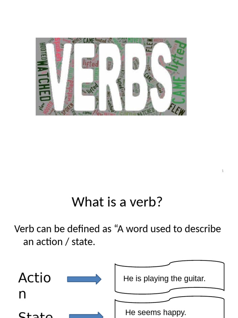 Verbs | PDF | Verb | Syntax