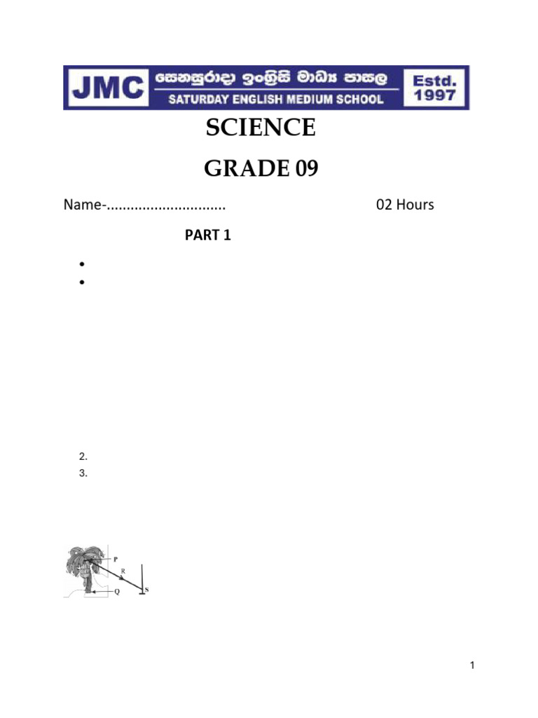 grade 09 | PDF | Force | Atoms