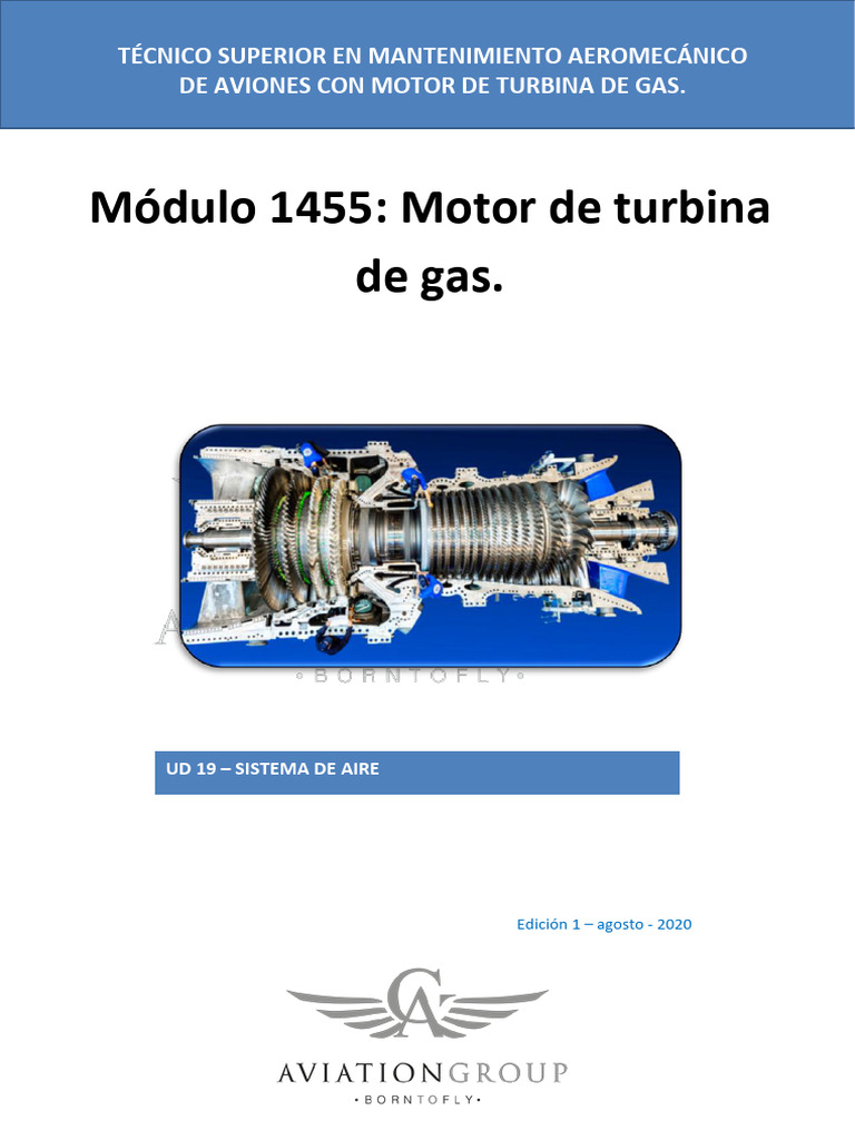 1455 MOTORES DE TURBINA DE GAS. UD 19 Sistema de aire | PDF | Turbina | Motores