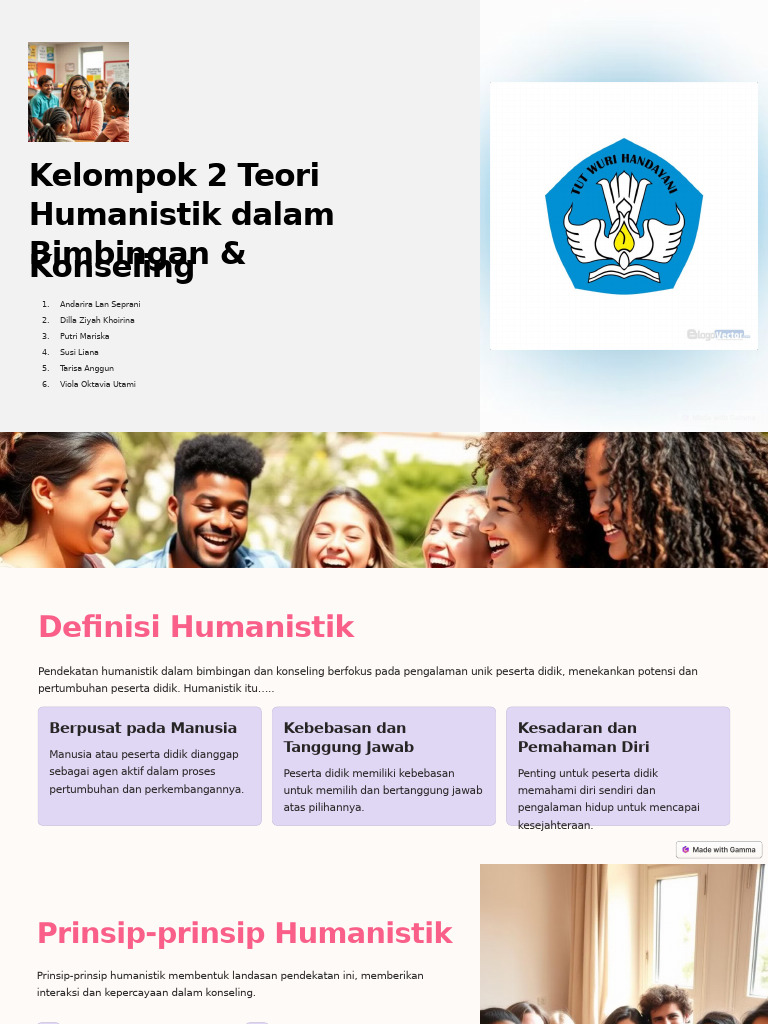 Kelompok 2 Teori Humanistik Dalam Bimbingan and | PDF