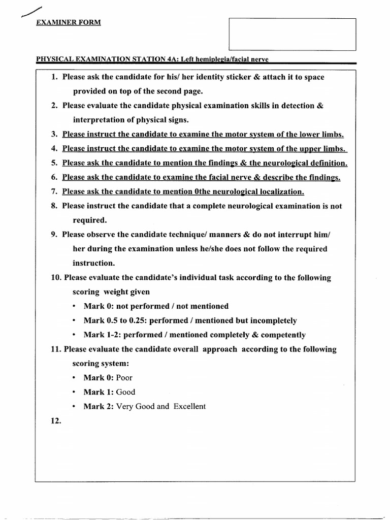 OSCE 020 | PDF | Physical Examination | Elbow