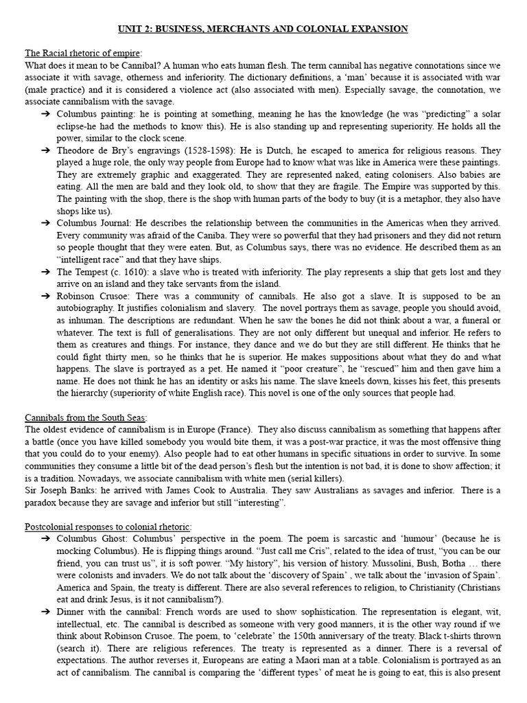 UNIT 2 | PDF | Abolitionism | Slavery