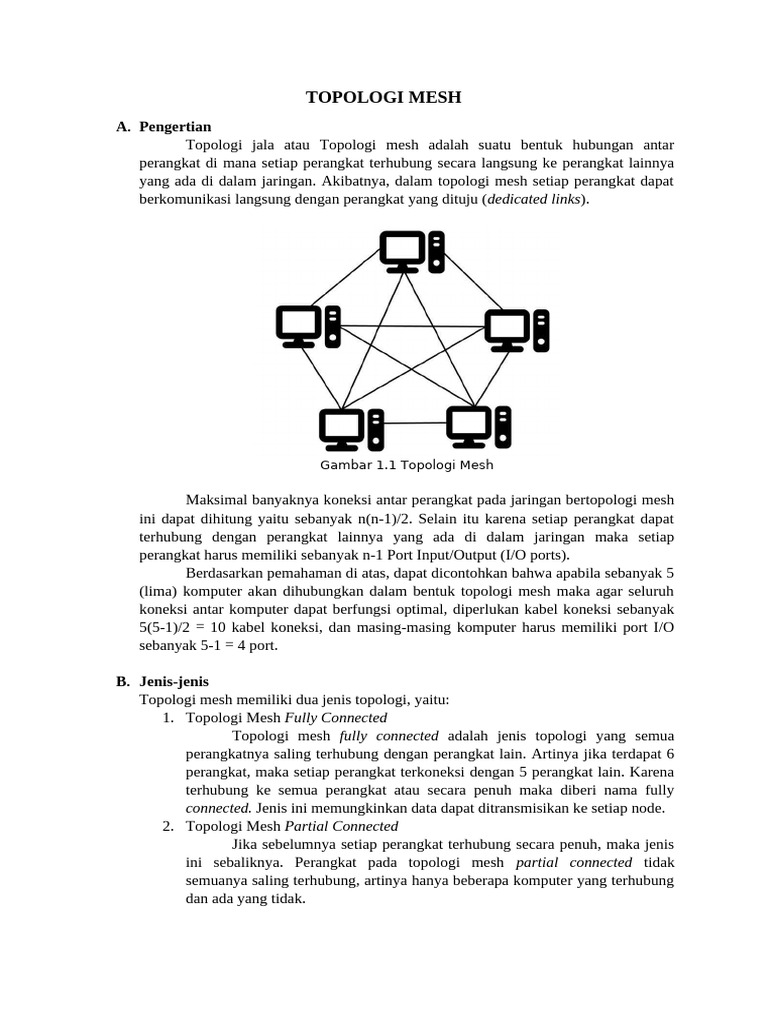 topologi mesh | PDF