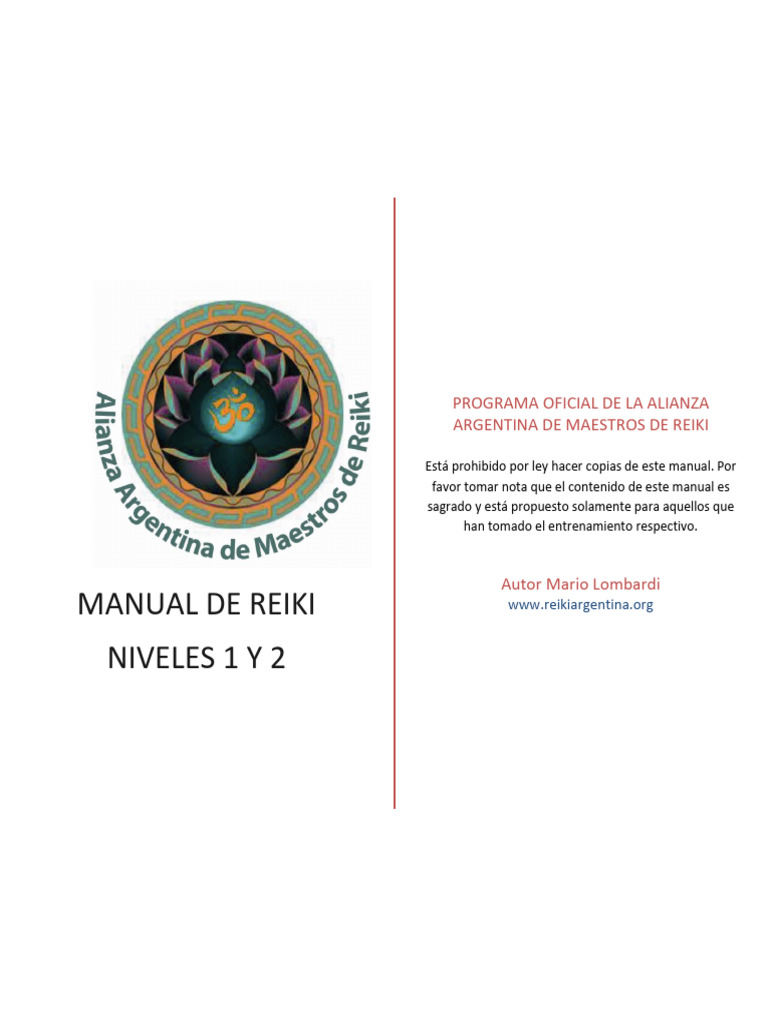 Manual Reiki Usui 1 | PDF | Reiki | Qi