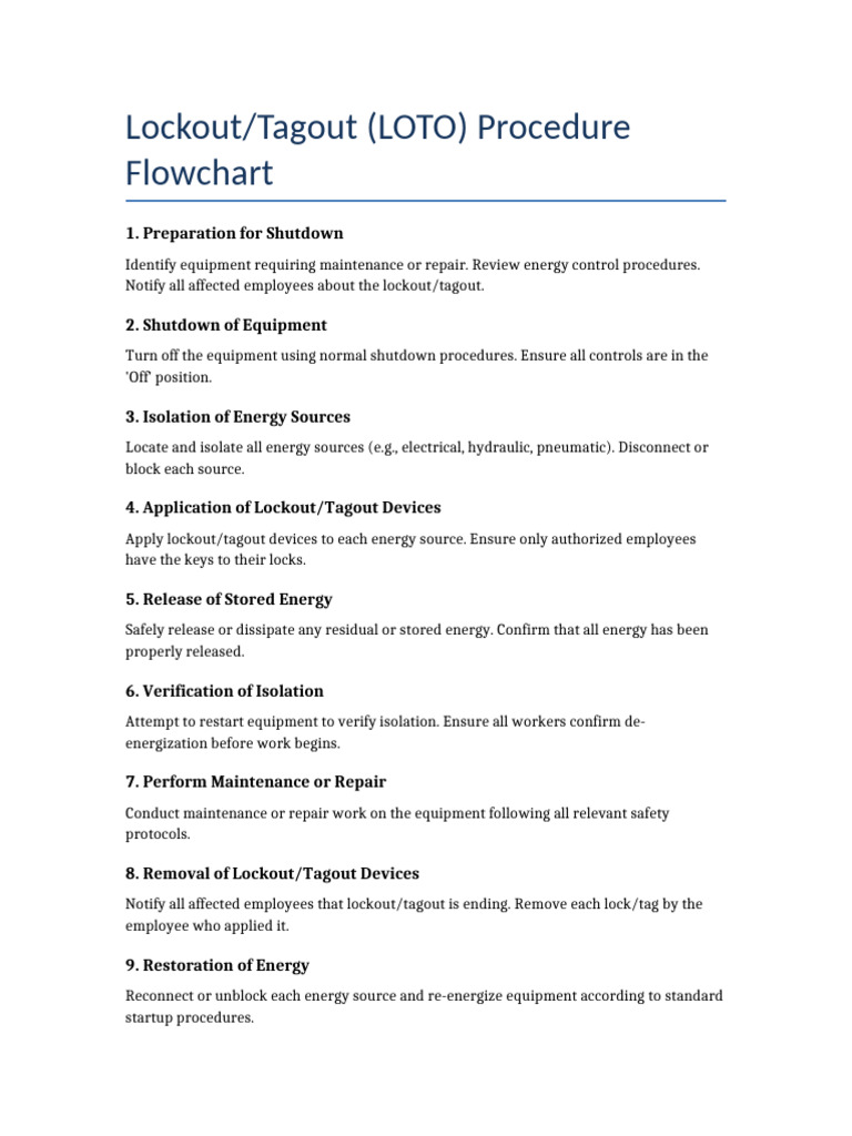 Lockout_Tagout_Flowchart | PDF