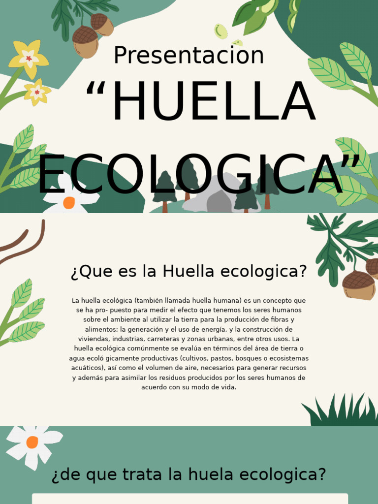 Huella Ecologica | PDF | Ecología | Naturaleza