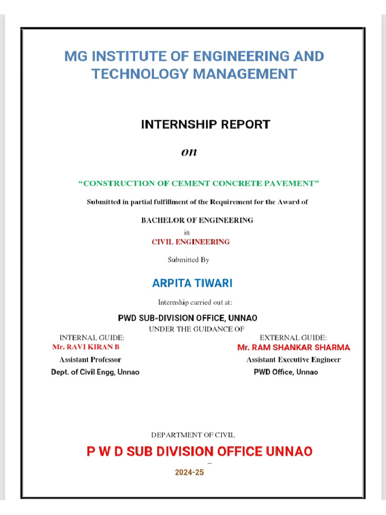 Arpita Training File 4444 | PDF