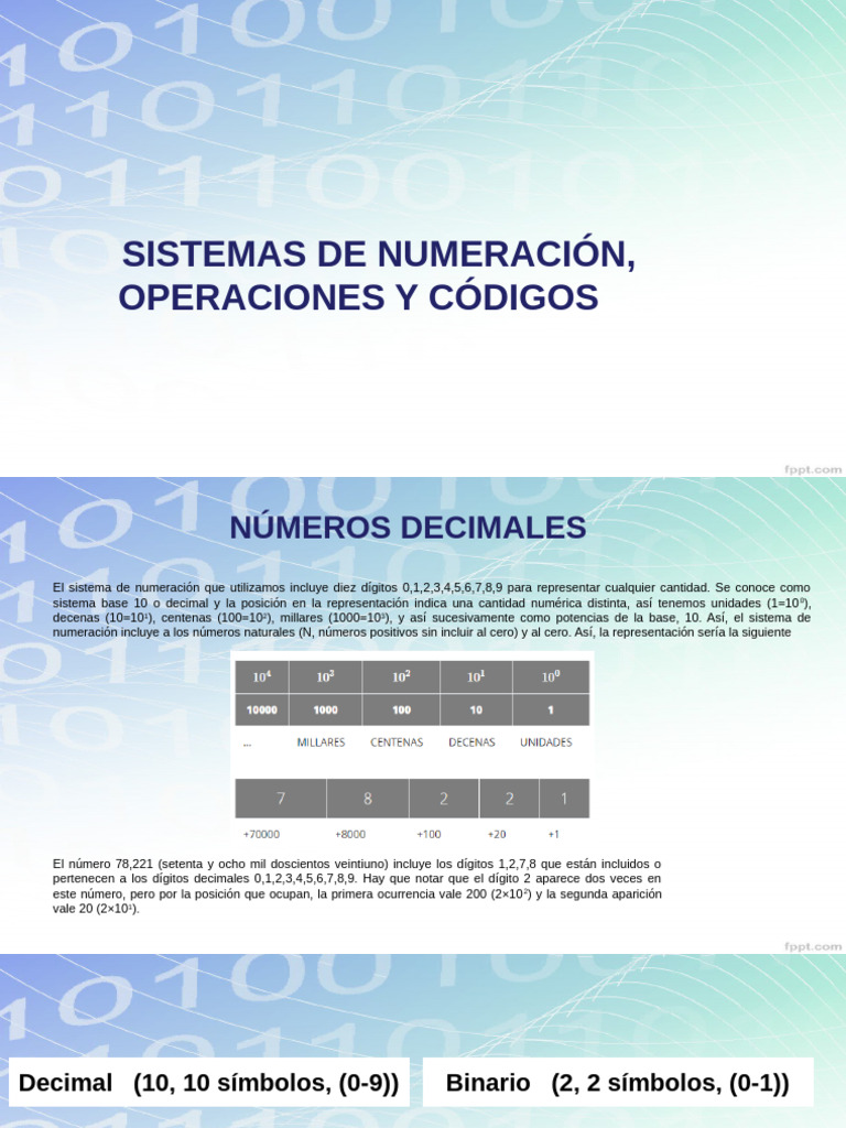 Sistema Decimal, Binario, Octal y Hexadecimal | PDF | Decimal ...