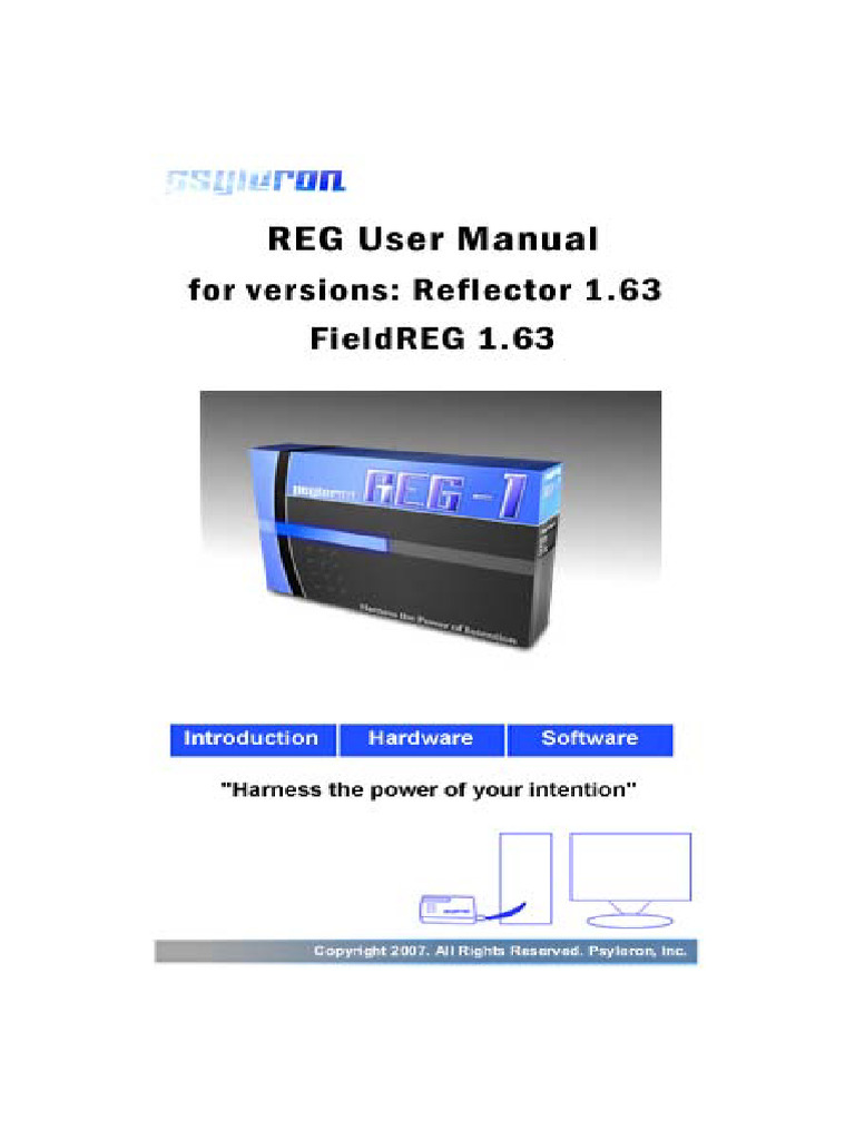 Psyleron User Manual | PDF | Installation (Computer Programs) | Quantum ...