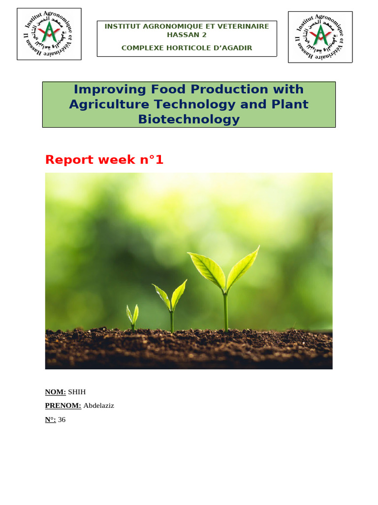 Week 1 report - MOOC Course - Example | PDF