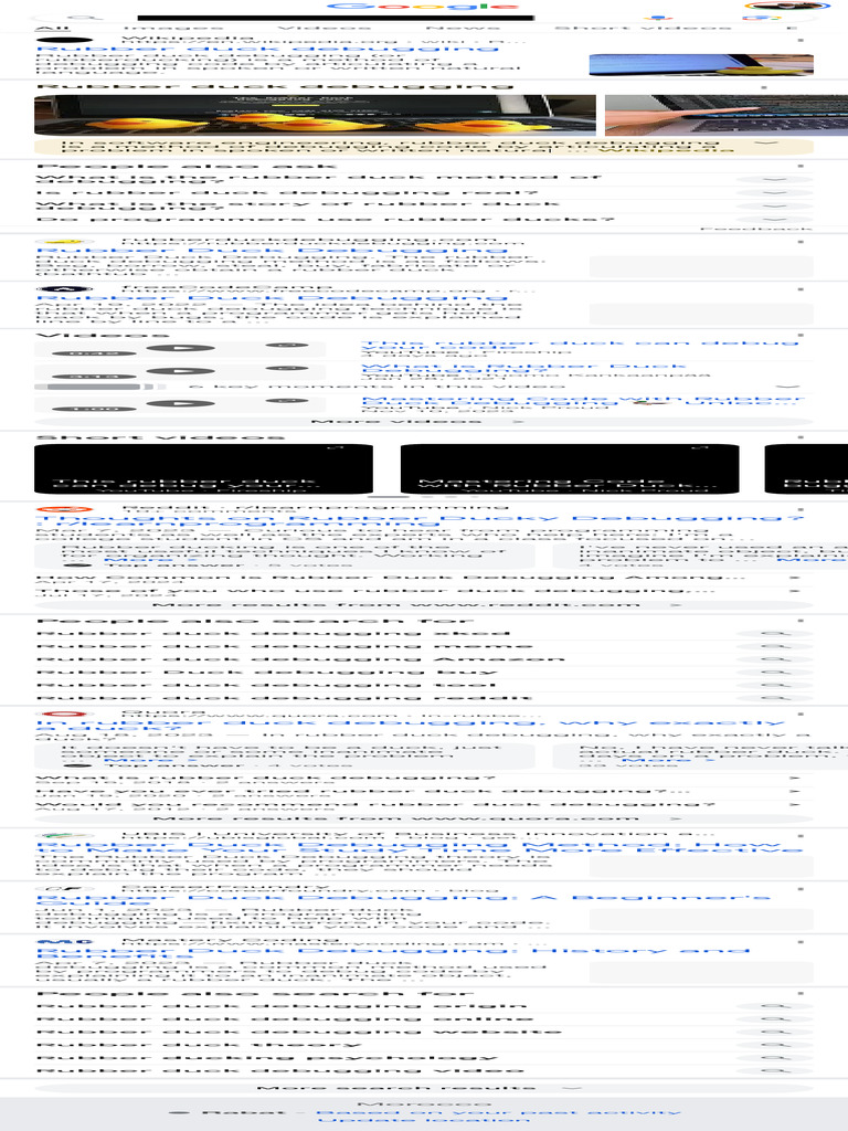 Rubber Duck Debugging Explained | PDF | Duck | Poultry