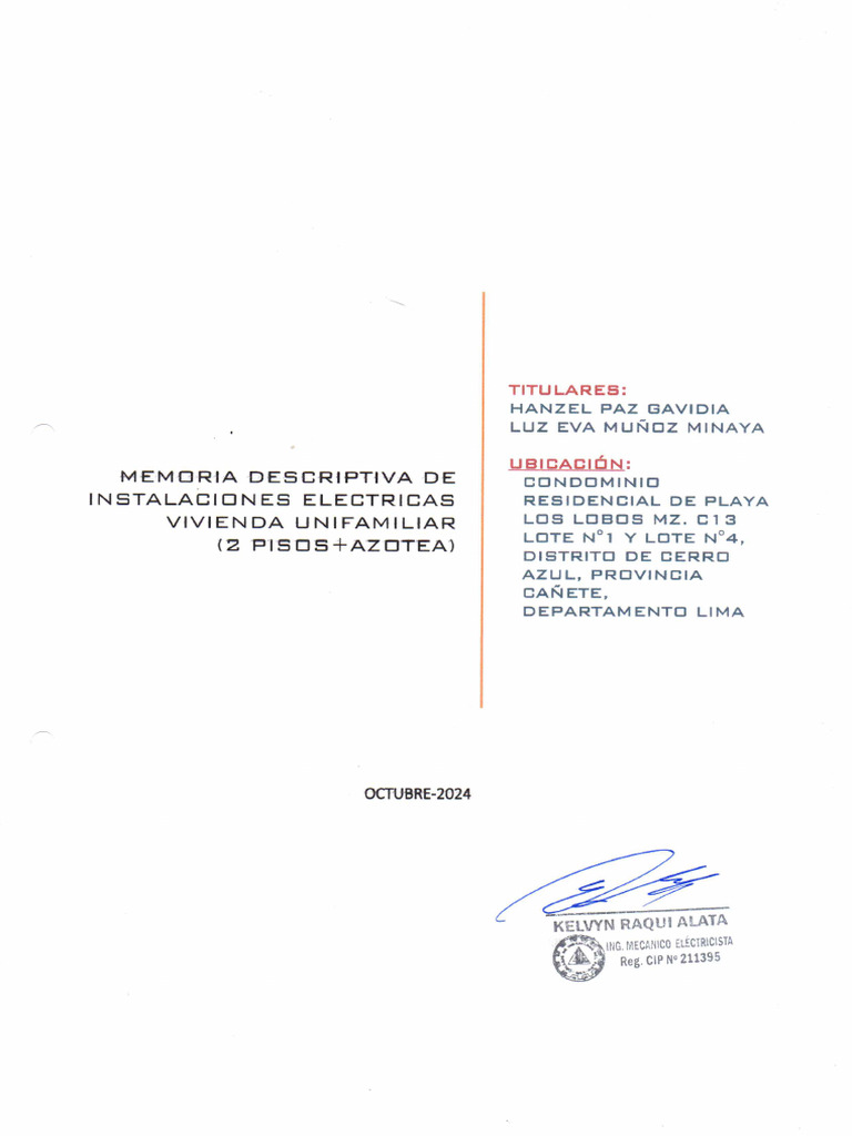 02.04. MD_INSTALACIONES ELECTRICAS | PDF