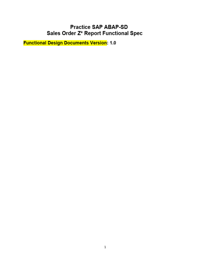 RICEF Z-Report-Sales Order | PDF | Parameter (Computer Programming) | Computer Science