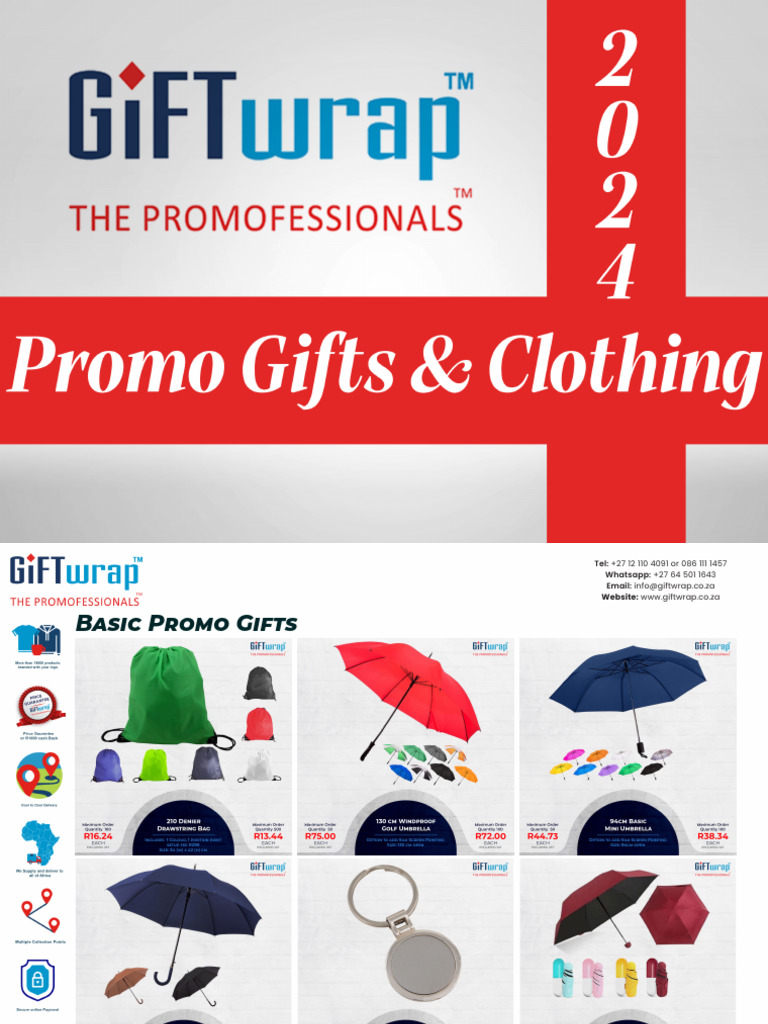 Essential Promo Gifts Guide | PDF | Clothing | Fashion