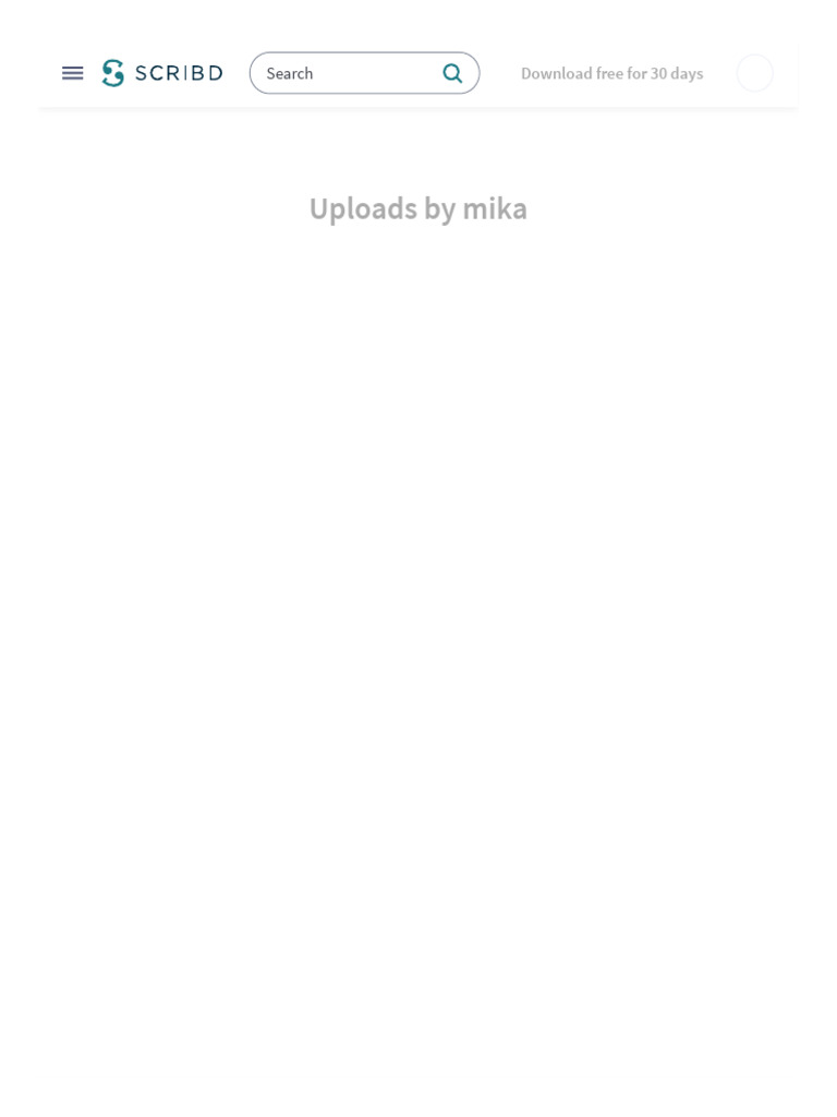 Uploads by mika _ Scribd | PDF | Scribd | Cyberspace