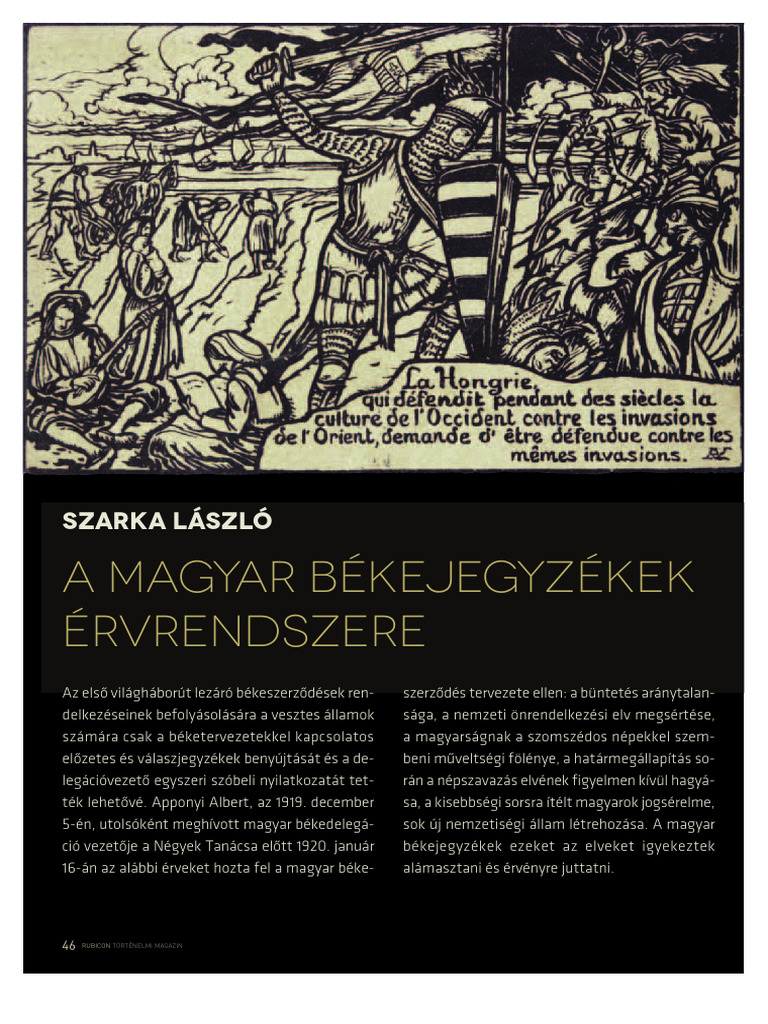 A Ma Gyar Bé Ke Jegy Zé Kek Érv Rend Sze Re: Szar Ka Lász Ló | PDF