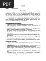 Civic Education Lecture Notes | PDF | Civics | Civic Engagement