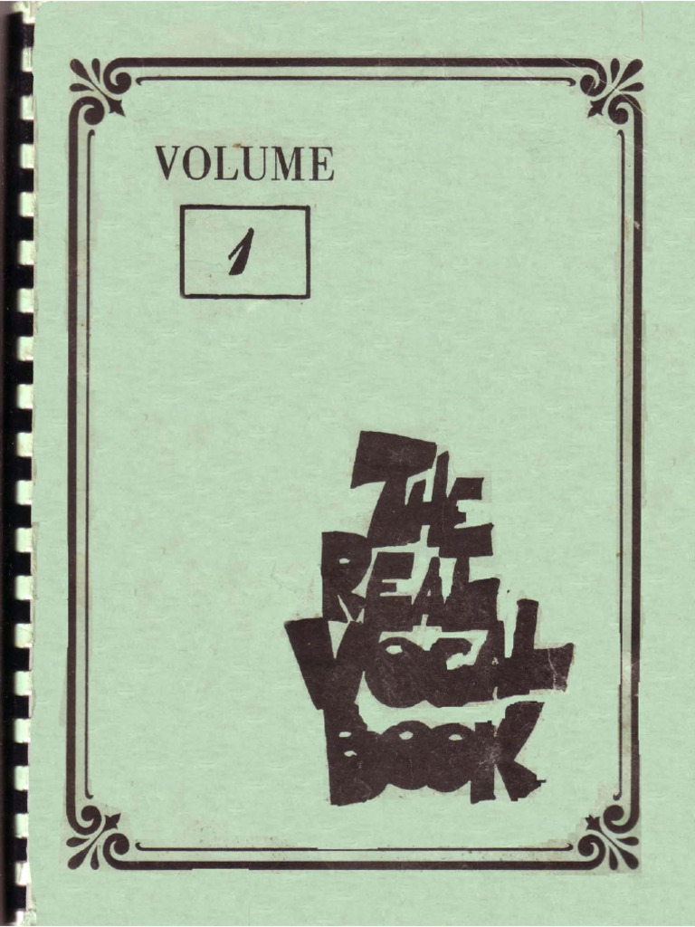 Vocal Real Book Vol 1 | PDF