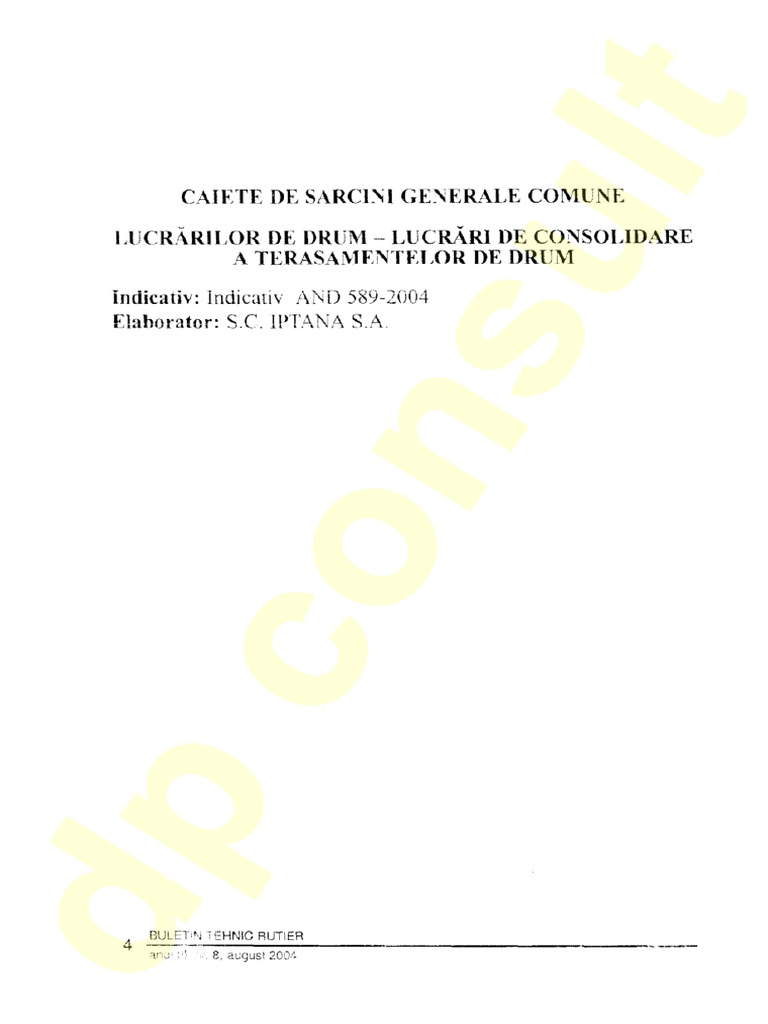 CAIET NR 02 Lucrari de Terasamente | PDF