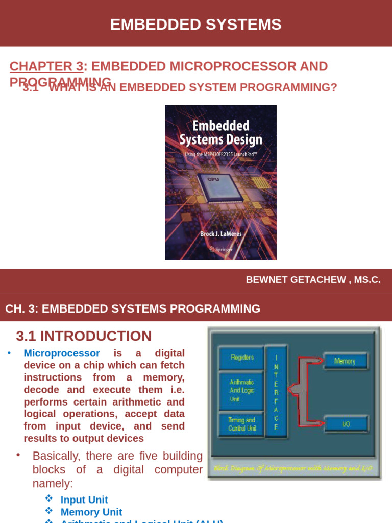 Ch03 - Embedded - Systems Programming | PDF | Assembly Language | Central Processing Unit