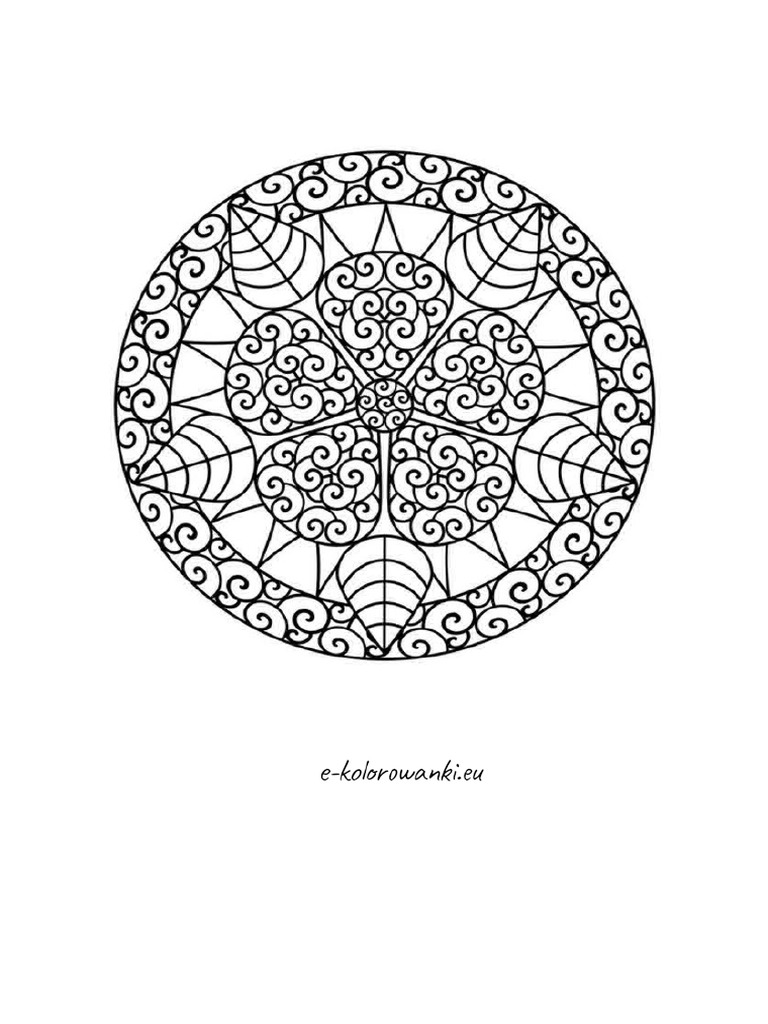 Mandale Do Wydruku Lub Pokolorowania | PDF