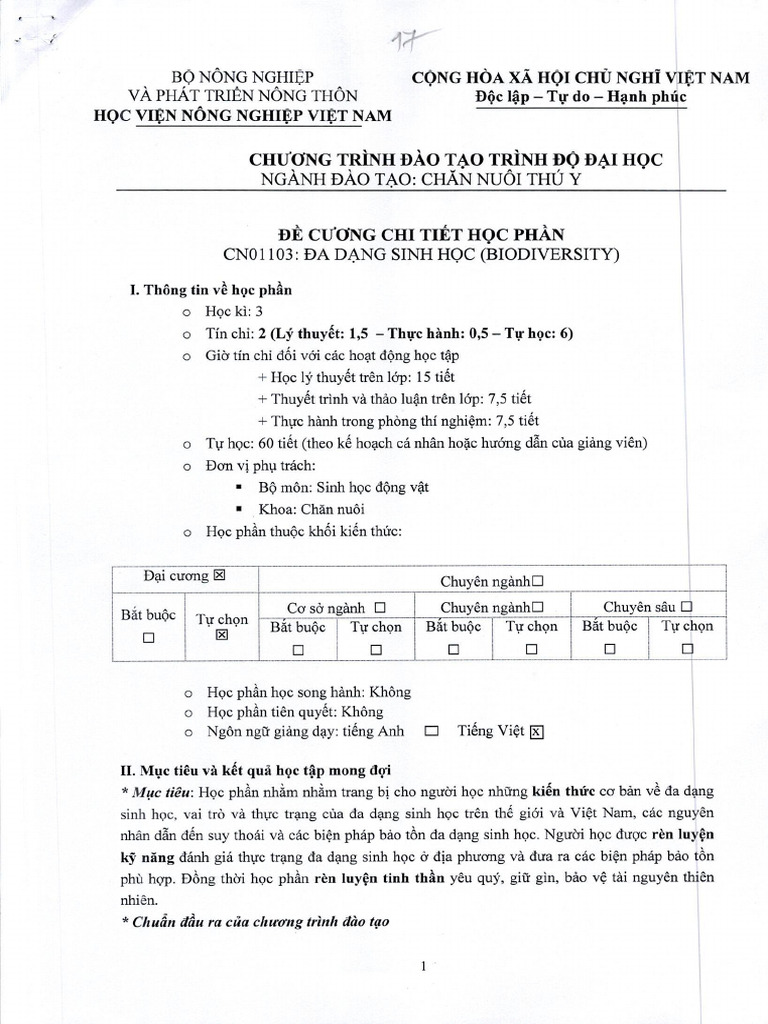 17 Da Dang Sinh Hoc Cnty 0001 | PDF