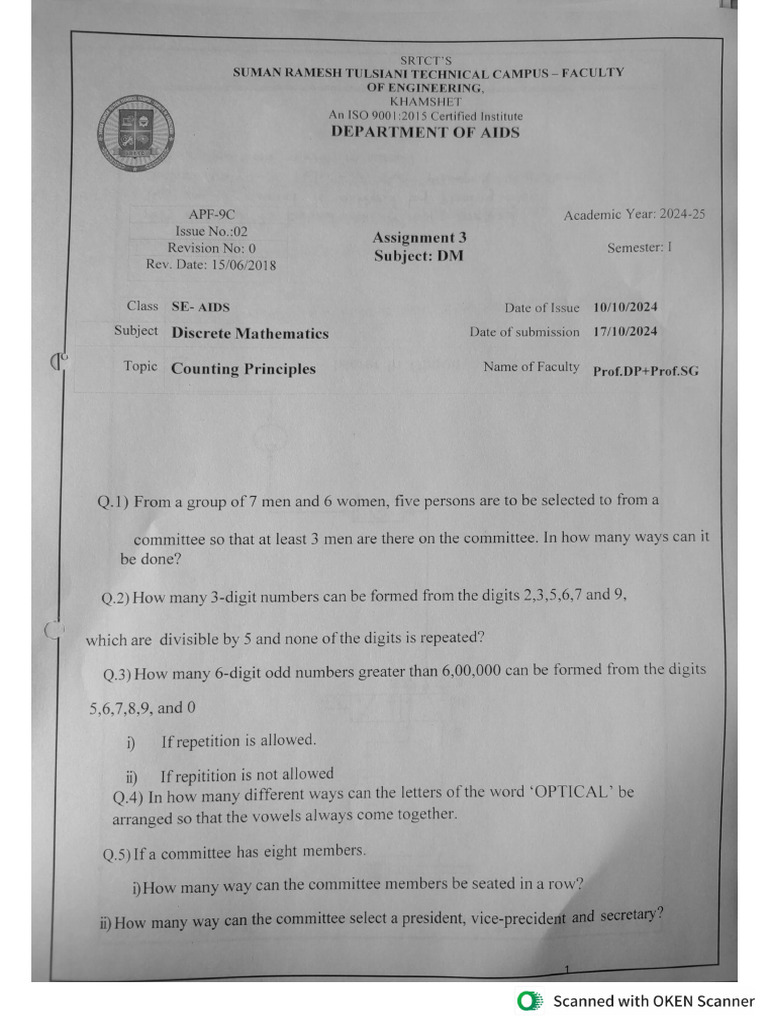 AI&DS Assignment DM, Updated | PDF